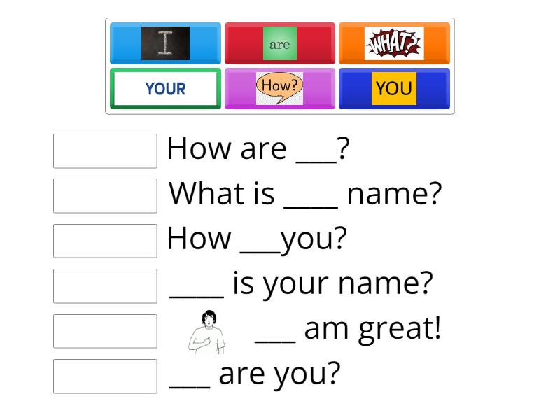 sightwords1 FF1 hello unit 1.1 match - Match up