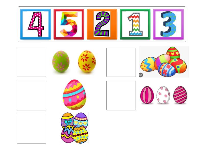 Lieldienu olas ( skaits - cipars) - Match up