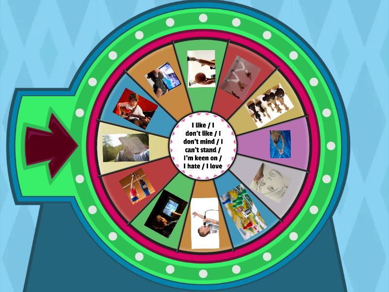 Likes/dislikes (hobbies) - Wheel - Spin the wheel