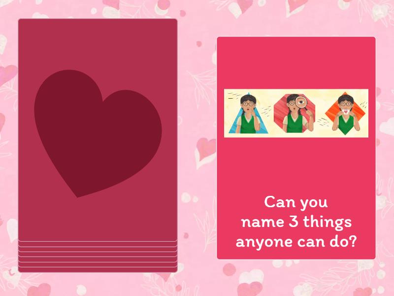 Indefinite pronouns Speaking - Speaking cards