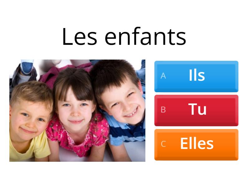 Les pronoms personnels sujet- A1 - Quiz
