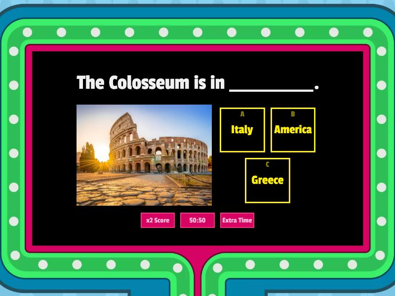Guess the Place - Gameshow quiz