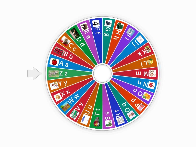 Alphabet Sound Wheel(speaking activity) - Spin the wheel