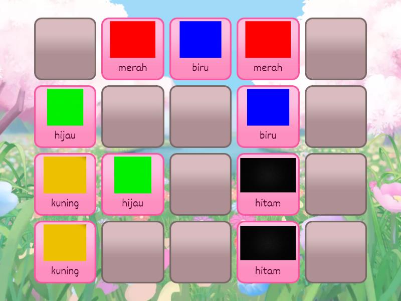 Memilih Warna yang sama - Matching pairs