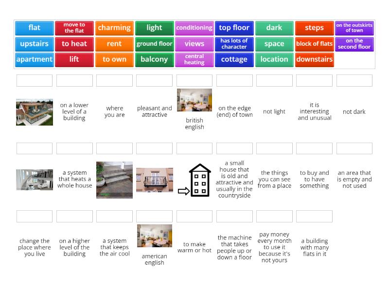 vocabulary in use inter unit 17 - Match up