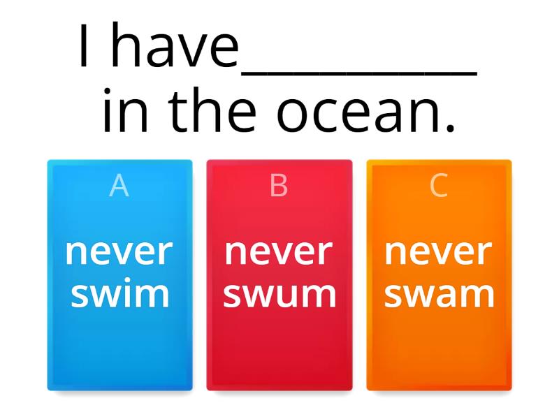 Present Perfect + Ever / Never - Quiz