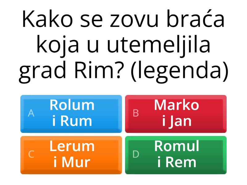 Rim - Quiz
