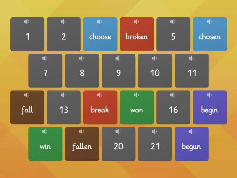 Global Stage 4 grammar - Matching pairs