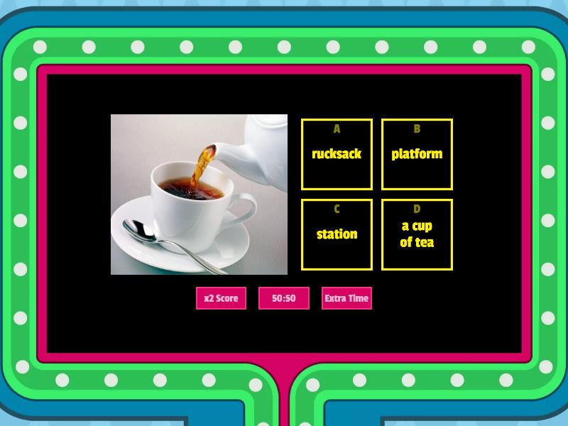 Two return tickets - Gameshow quiz