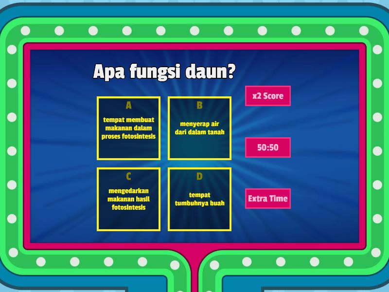 soal IPA - Gameshow quiz