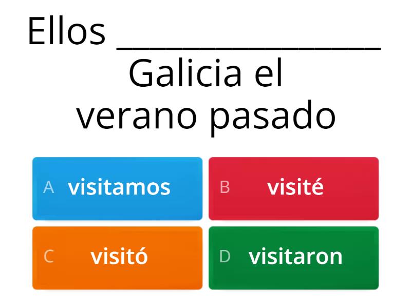 ¿Qué hiciste este verano? (El pretérito) - Quiz