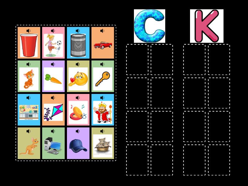 C or K - Group sort
