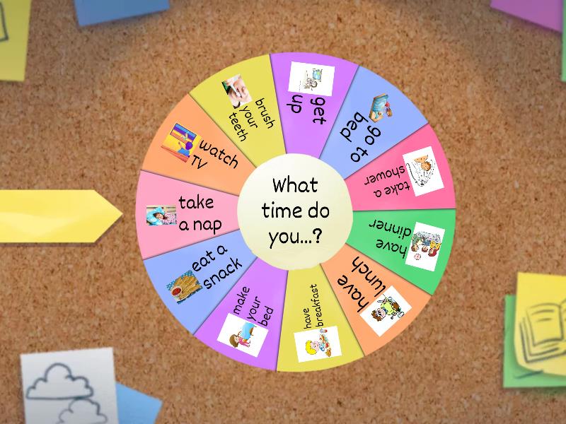 Your Daily ROUTINE - Spin the wheel