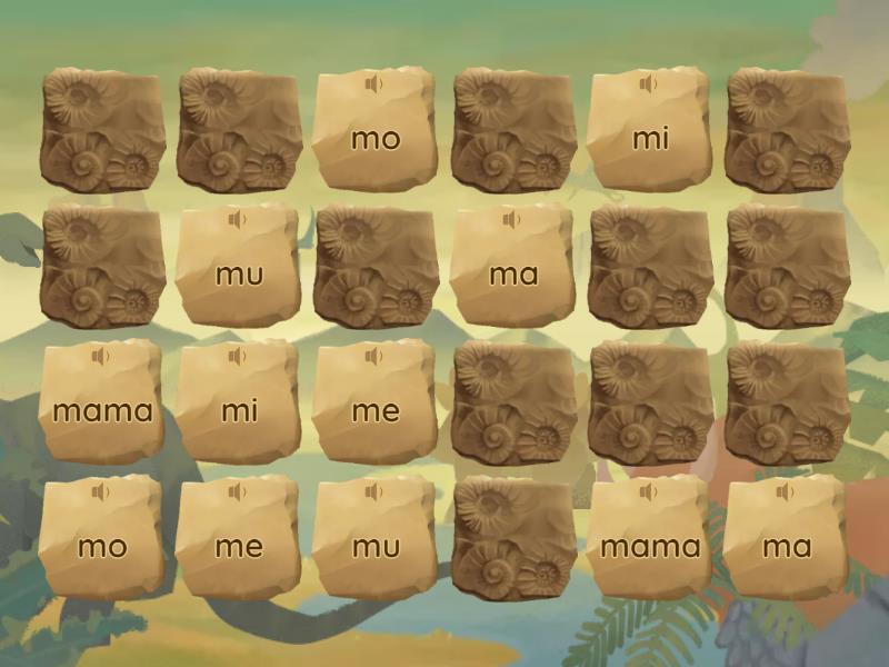 Palabras con m - Combine os pares