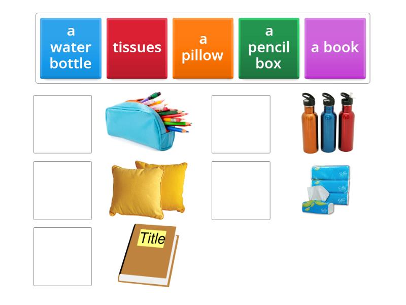 Grade 1: Classroom Objects - Match up
