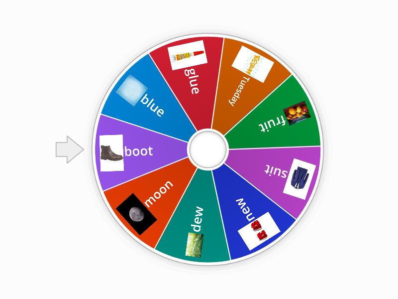 Phonics book 3 U8 - Spin the wheel
