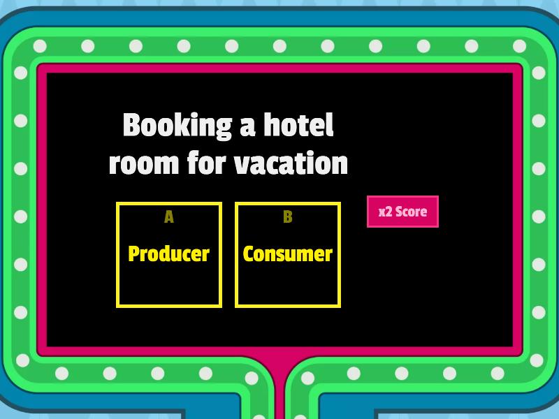 Girls Producer Consumer Challenge - Gameshow quiz