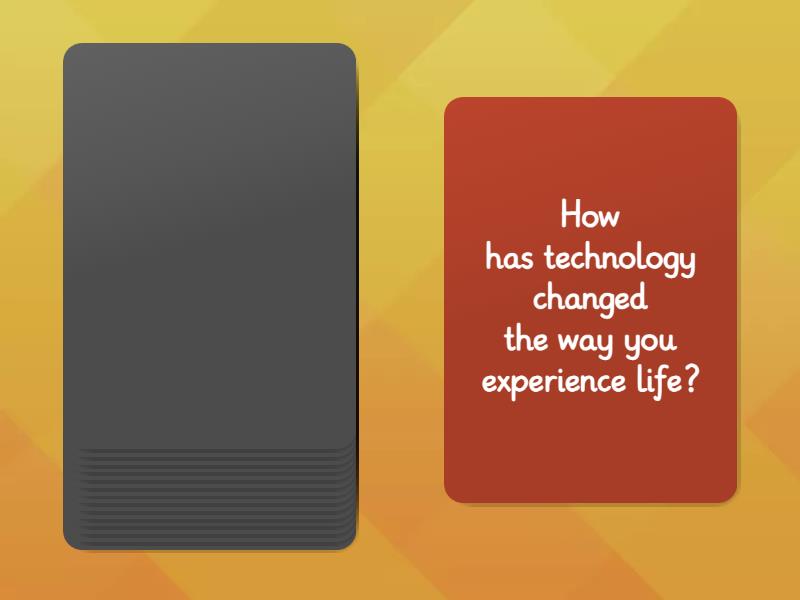 Life changing experience (conversation questions) - Speaking cards