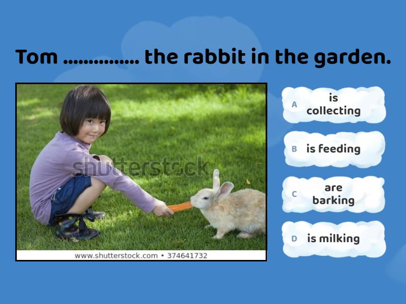 New English File Elementary /Lesson 5B/ Present Continuous Tense - Quiz