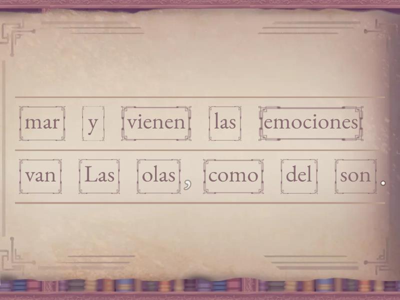 FRASES SOBRE LAS EMOCIONES - Unjumble