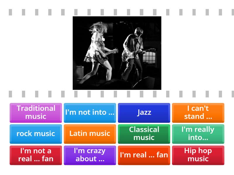 Expressing musical tastes - Find the match