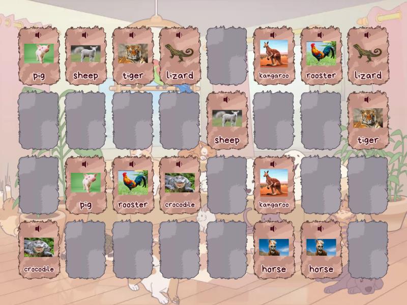 animals - Matching pairs