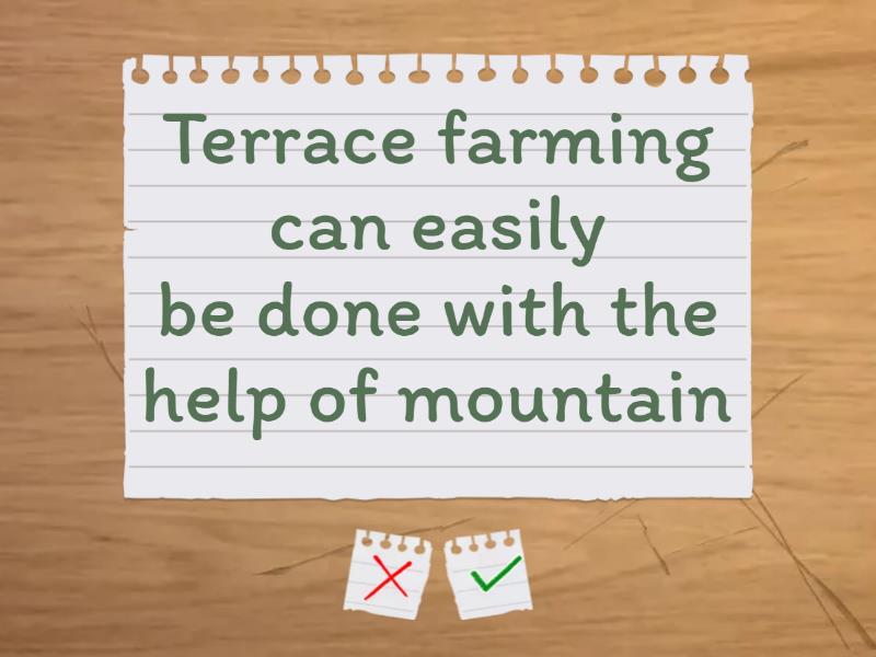 RECAP - MOUNTAIN - Flash cards