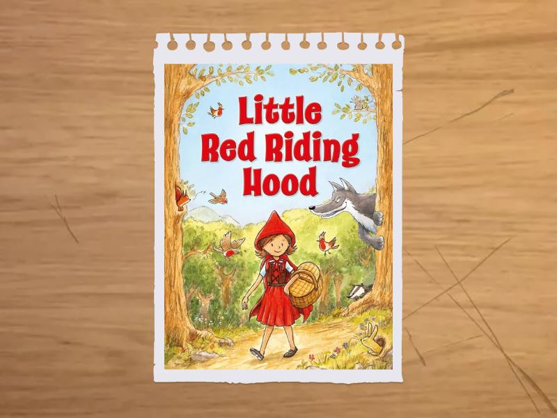 Act 009: Little Red Riding Hood - Flash cards