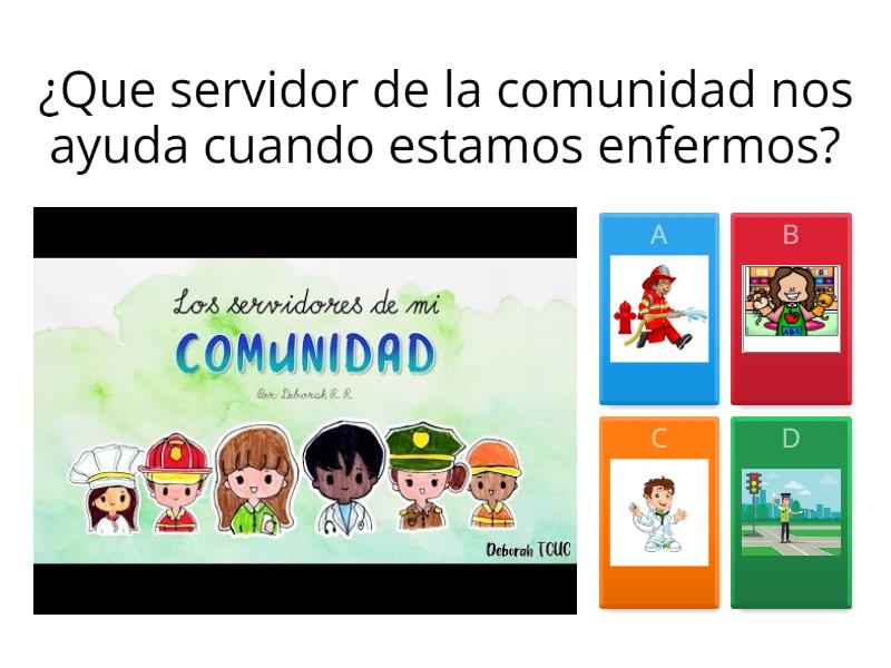 SERVIDORES DE LA COMUNIDAD - Quiz