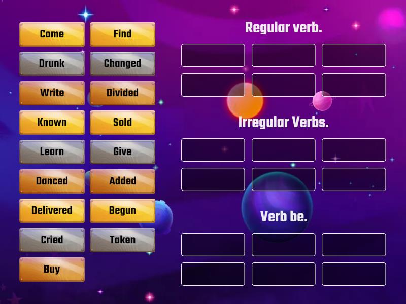 Present Perfect Tense. - Group sort