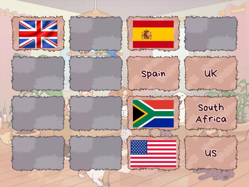 22/05 - Countries and flags - Matching pairs