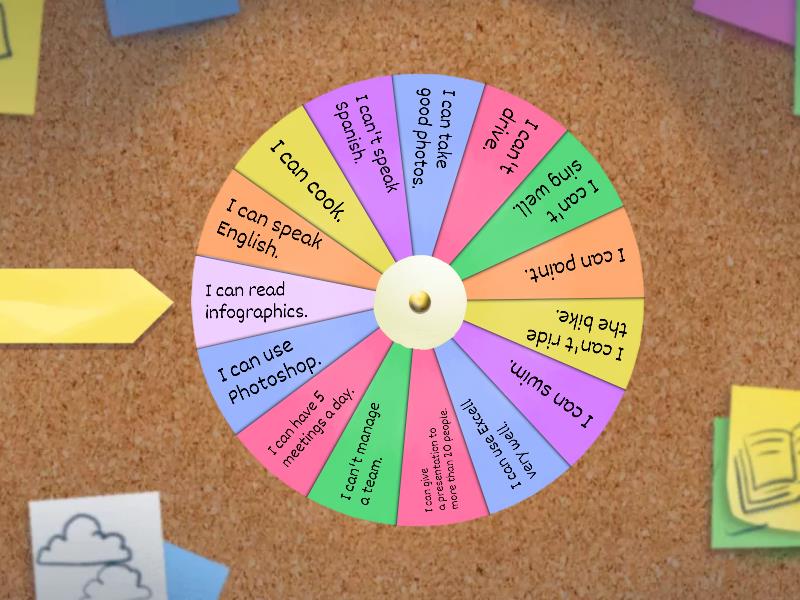 True or false? Abilities - Spin the wheel