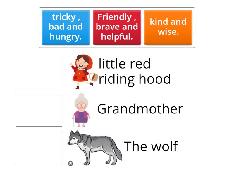 little red riding hood - Match up