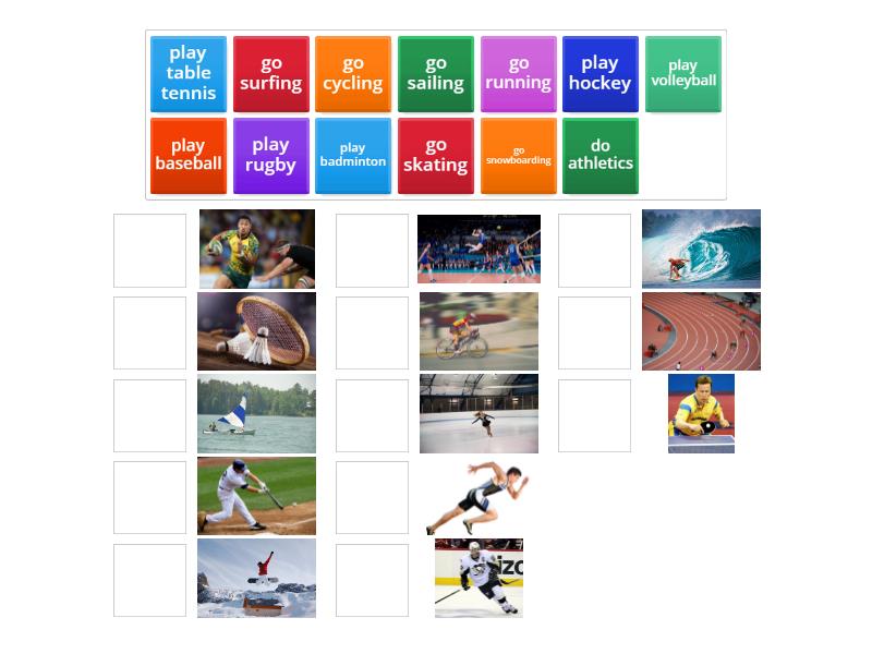 Prepare 2 Unit 1 more Sports - Match up