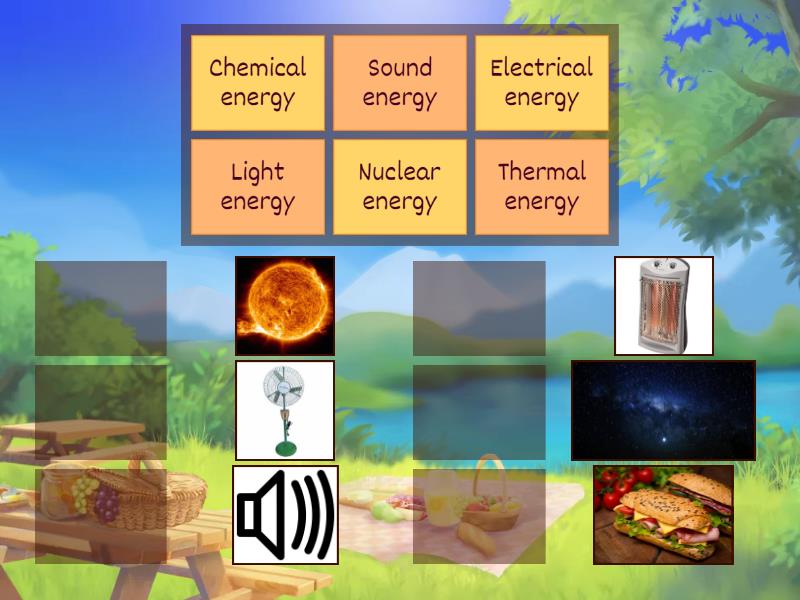 Energy types - Match up