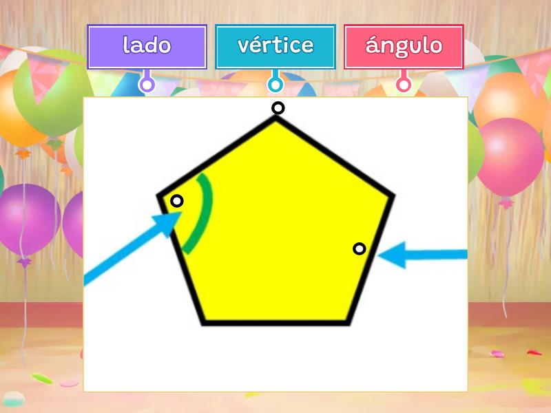 PARTES DE UN POLÍGONO - Labelled diagram