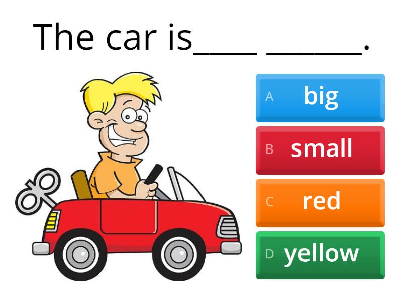 colours Quick minds 1 toys big/small long/short. - Quiz