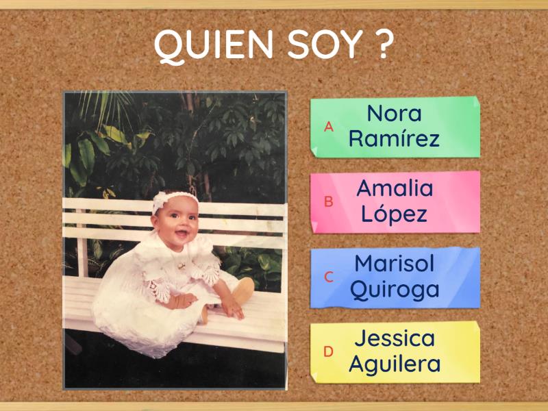 ¿Adivina Quien soy? 2 - Cuestionario