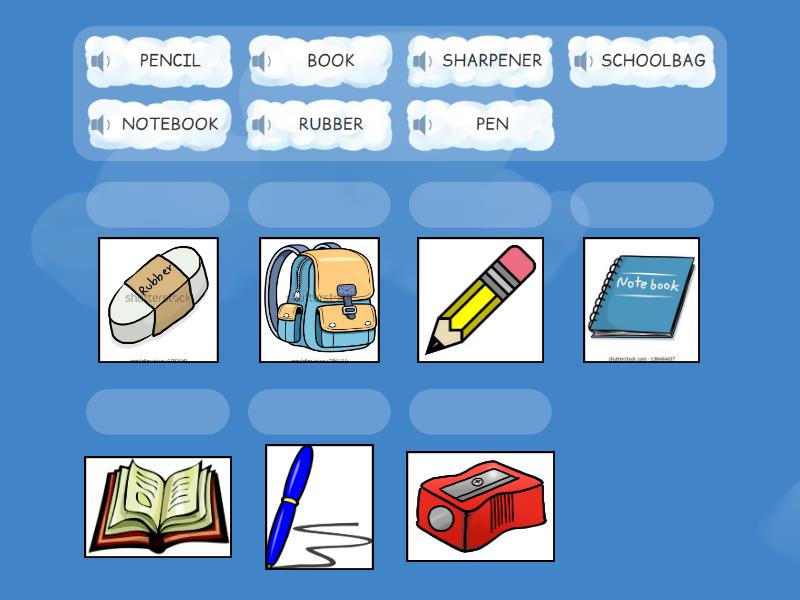 school things - Match up