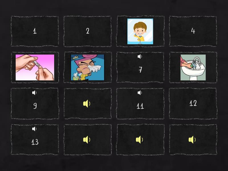 Hygiene Match! - Matching pairs