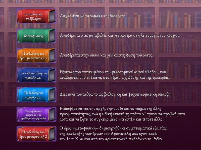 Κεφ. 5 Ανακαλύπτοντας το νου. Ενότητα 1-Εισαγωγη στη μεταφυσική (ΦΕ 1-2 ...