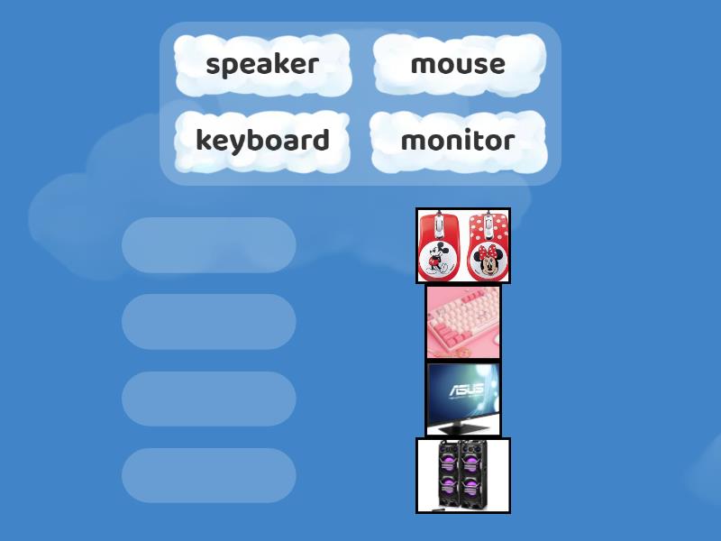 parts of computer - Match up