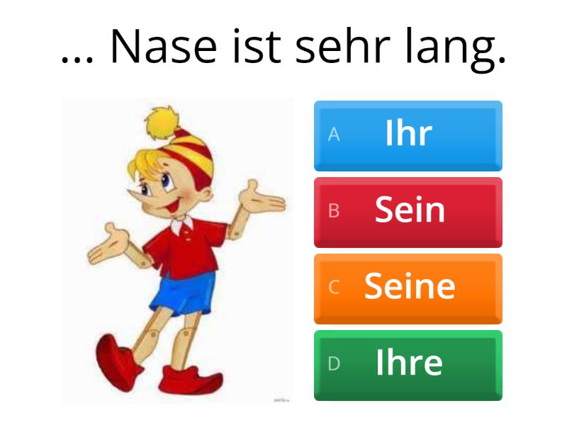 sein, ihr - Викторина