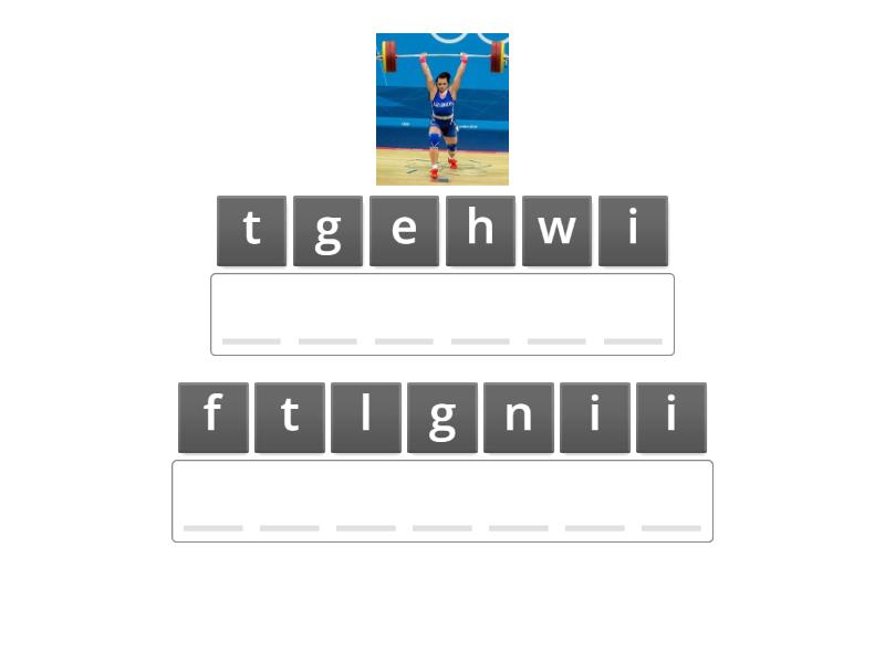 Sports spelling - Anagram