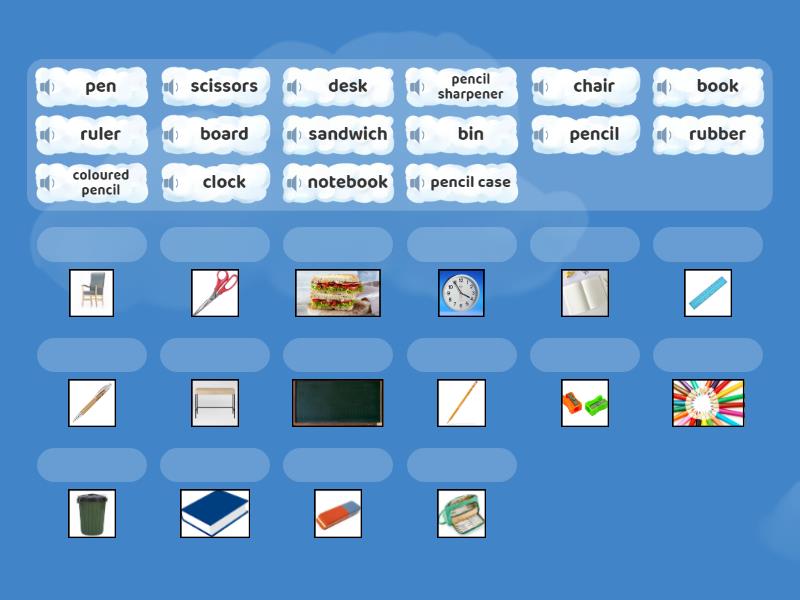 Go Getter (1) 0.3 In the classroom - Match up