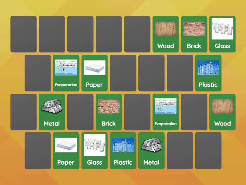 Materials - Matching pairs