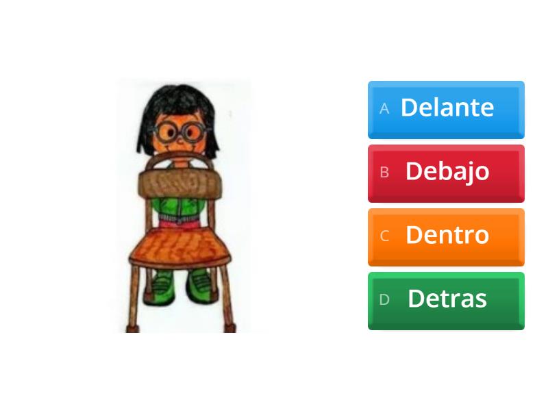 Los Objetos de la clase y Las Preposiciones - Quiz