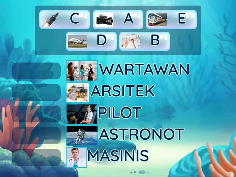 TEBAK PROFESI DAN KEBUTUHAN - Une las parejas