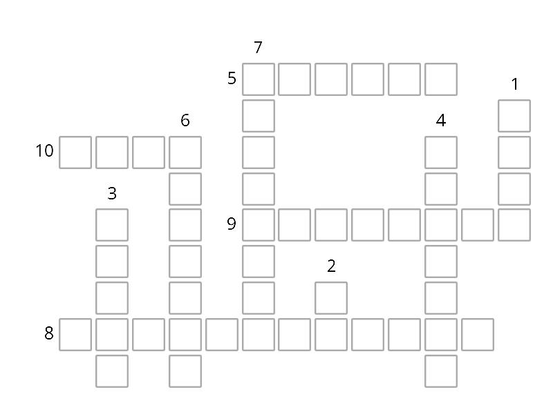 Crucigrama - Crossword