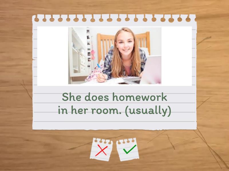 Present Simple affirmative with adverbs of frequency - Flash cards